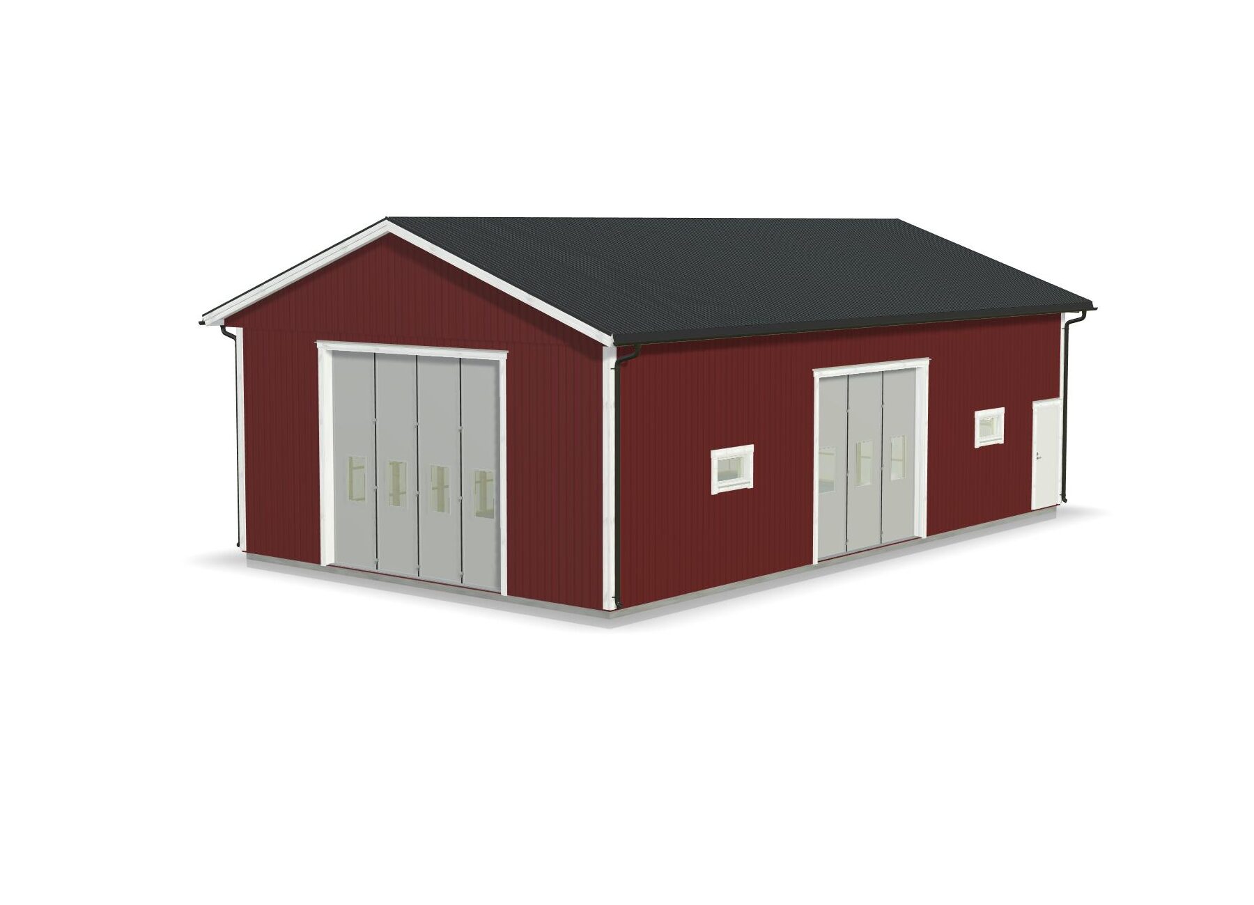 Maskinhall / Verkstad / Garage 8,4 x 14,4 m - Lövångers Bygg AB