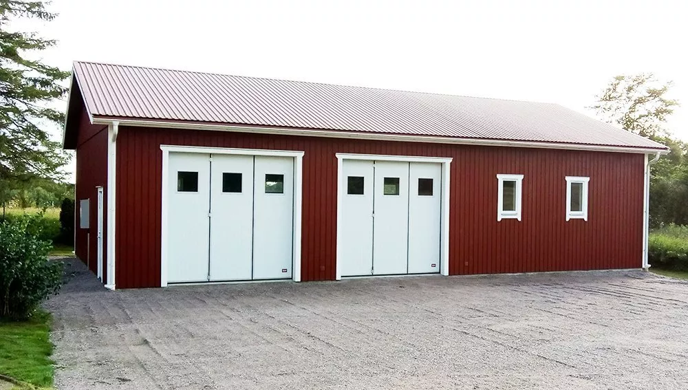 Maskinhall - Enkel byggsats i trä