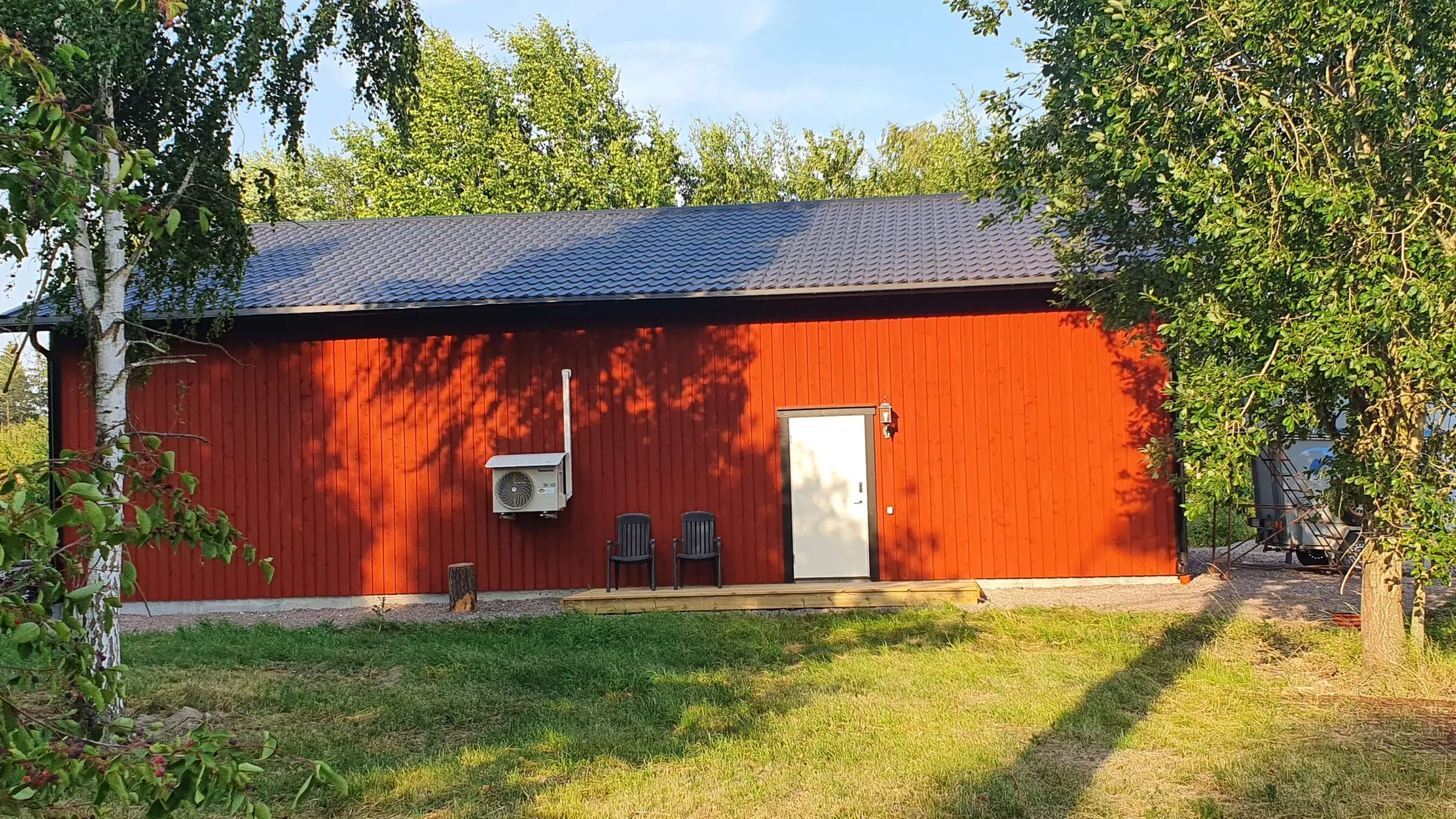 Maskinhall - Enkel byggsats i trä